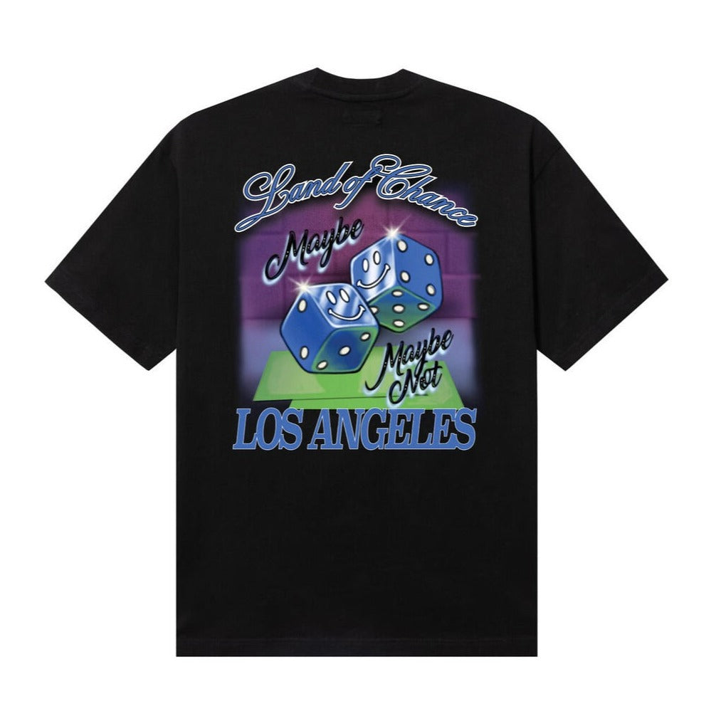 Smiley Land of Chance Tee - Black – Club Never